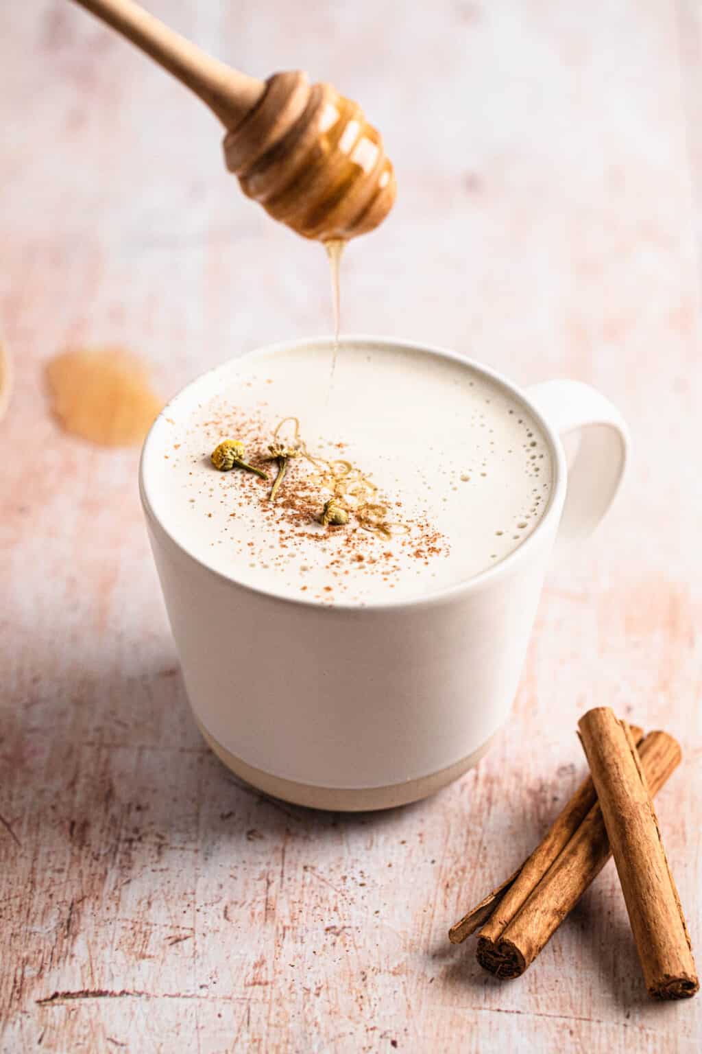 Chamomile Milk Tea Latte - Dairy Free - Our Nourishing Table