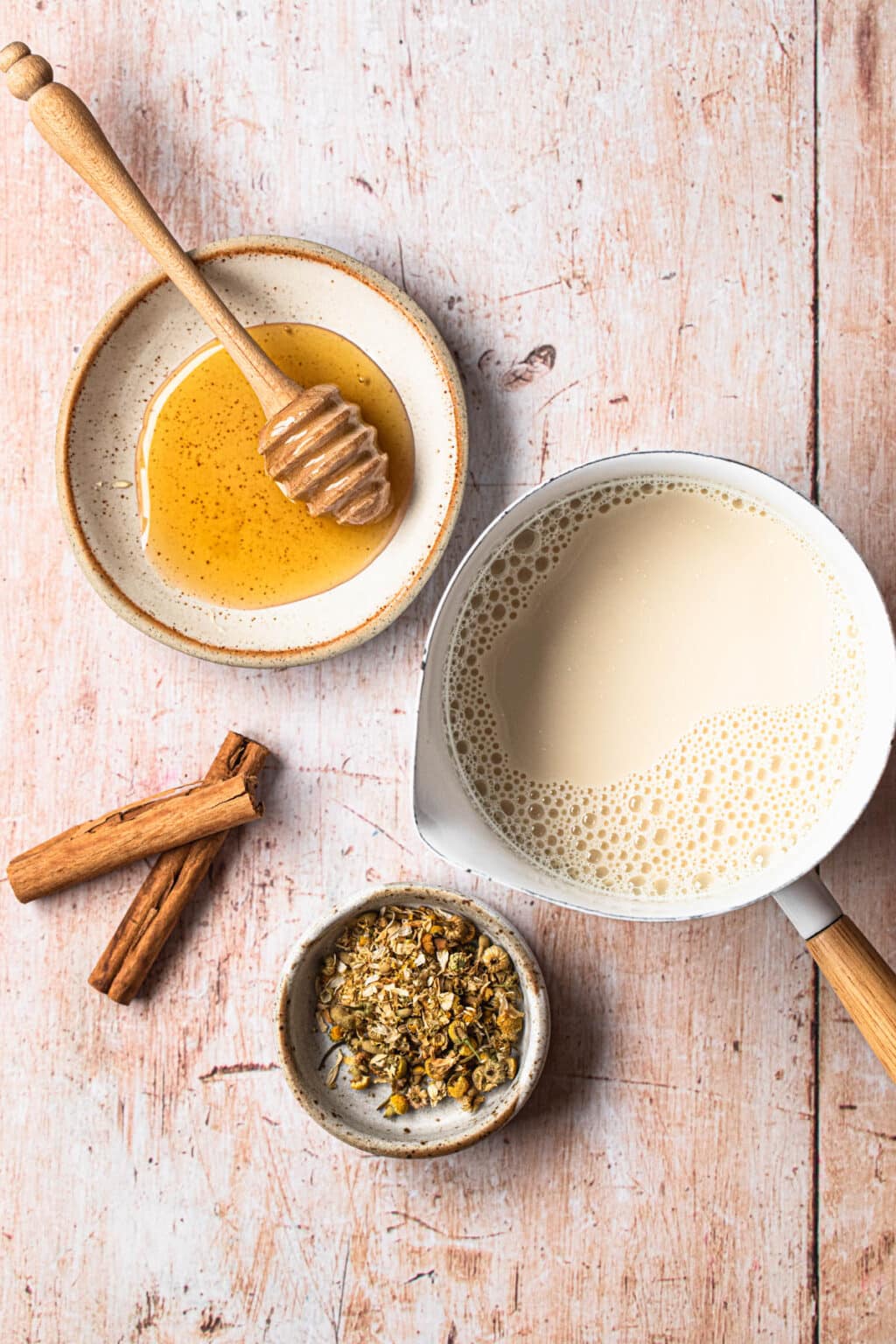 Chamomile Milk Tea Latte - Dairy Free - Our Nourishing Table