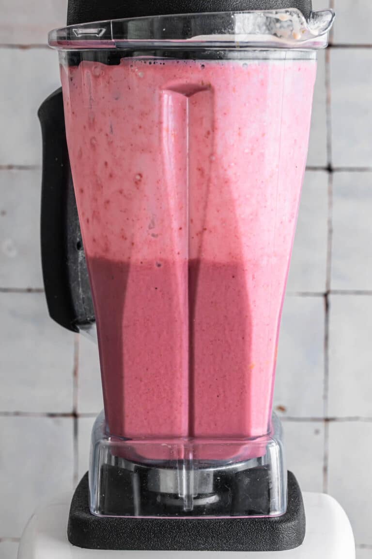 Raspberry Banana Smoothie - Our Nourishing Table