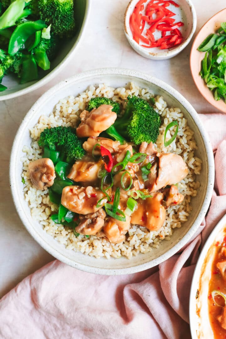 Ginger Teriyaki Chicken (Dinner in 35 minutes!) - Our Nourishing Table