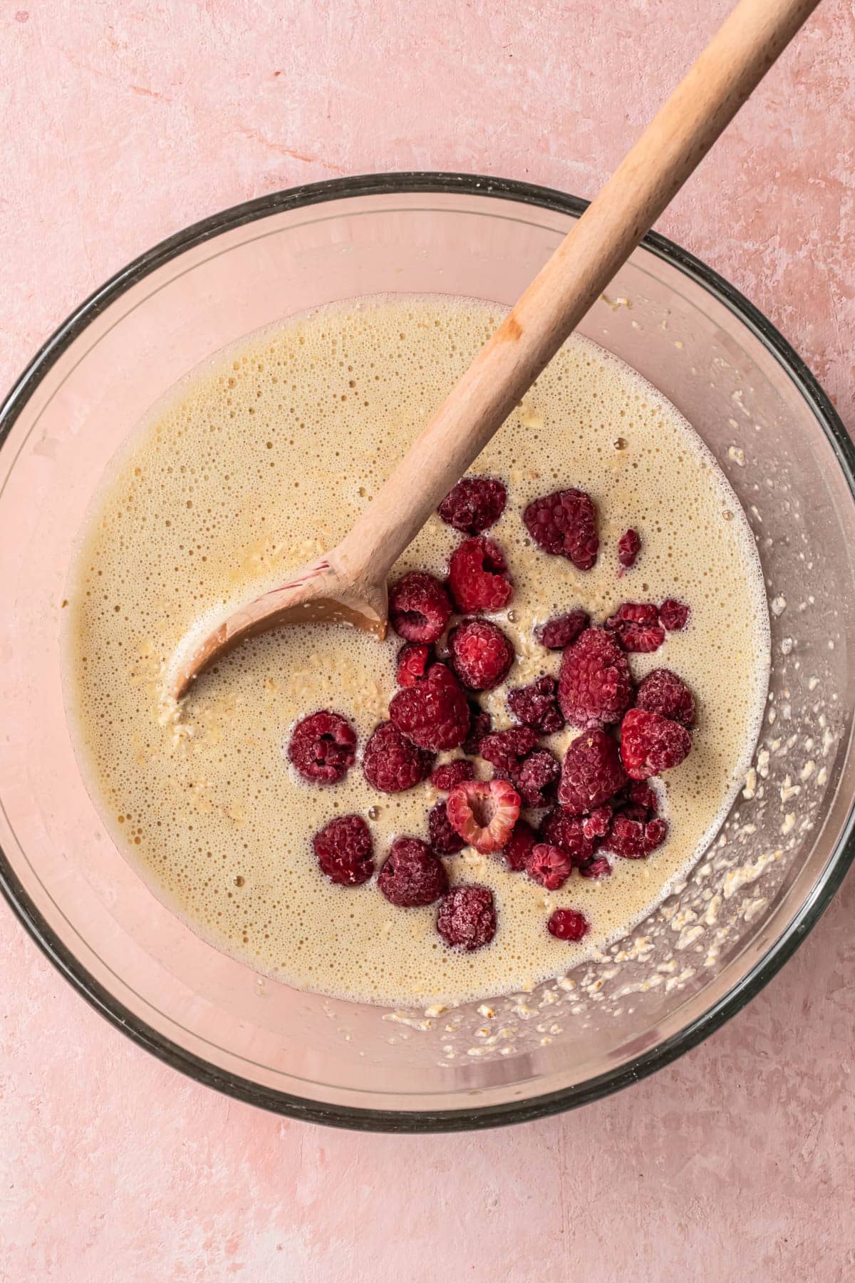 Raspberry Baked Oats Without Banana - Our Nourishing Table