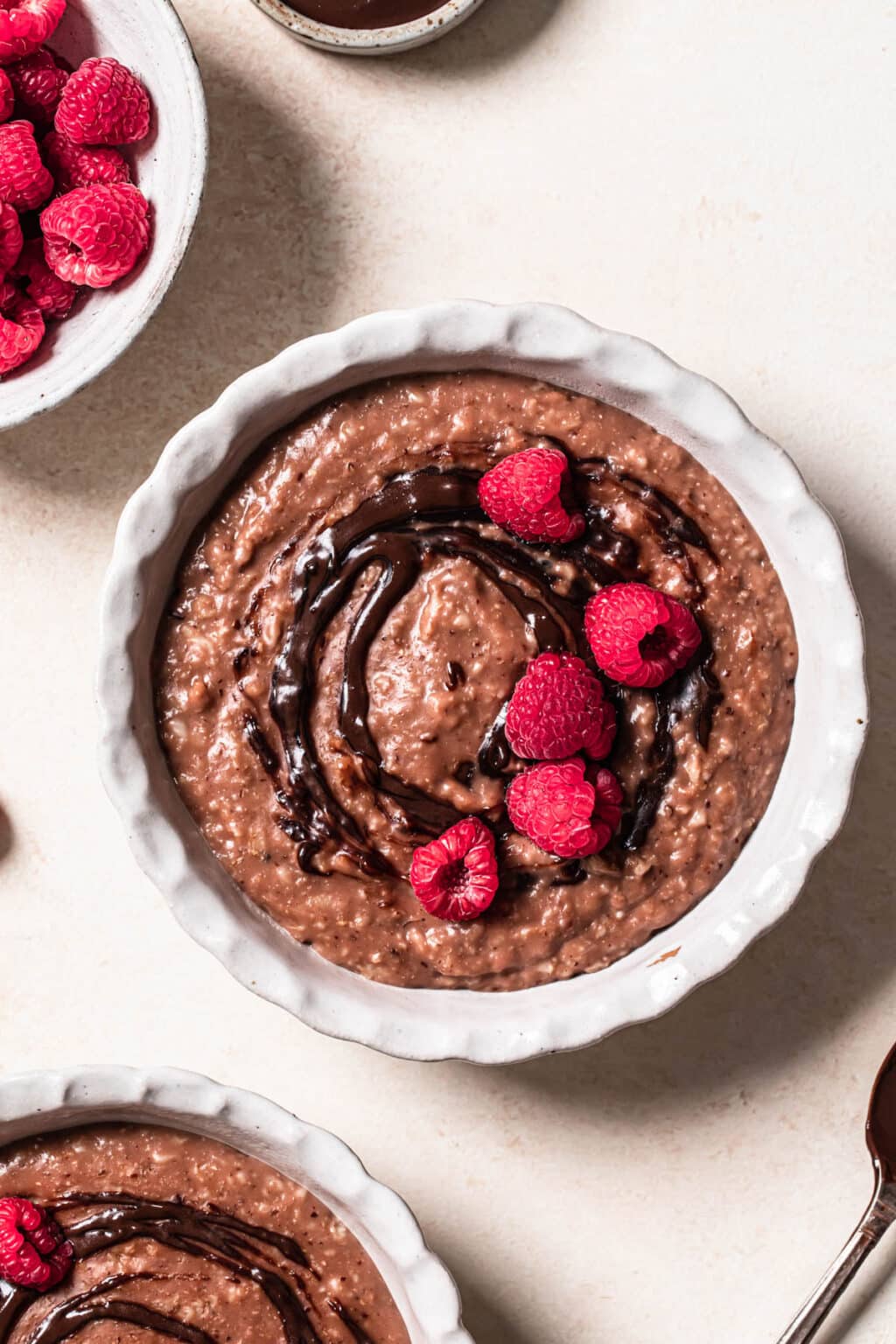 Healthy Chocolate (Nutella) Porridge - Our Nourishing Table