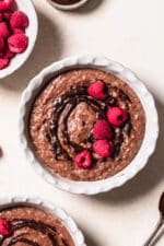 Healthy Chocolate (Nutella) Porridge - Our Nourishing Table