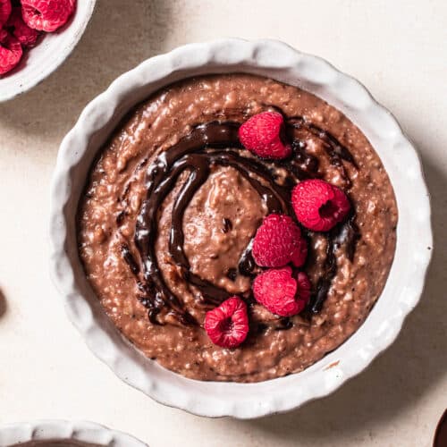 Healthy Chocolate (Nutella) Porridge - Our Nourishing Table