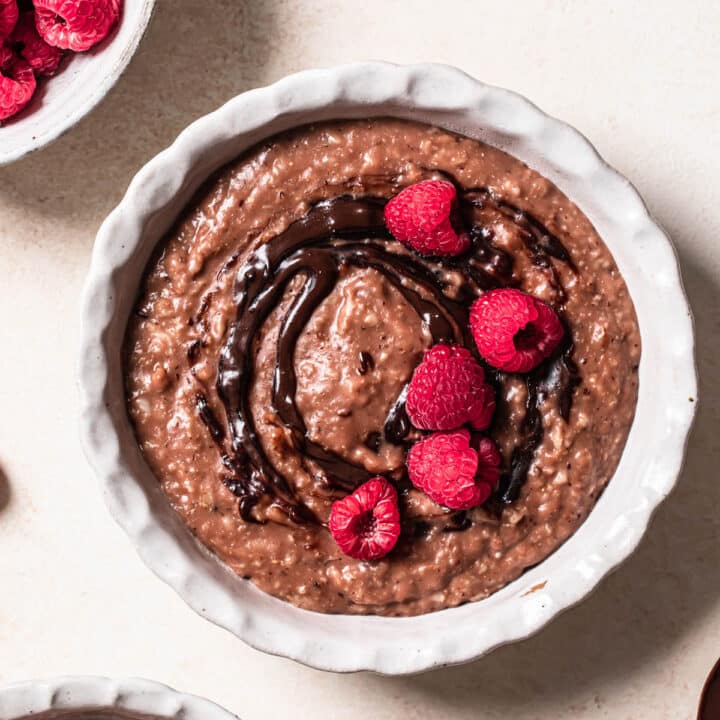Healthy Chocolate (Nutella) Porridge - Our Nourishing Table