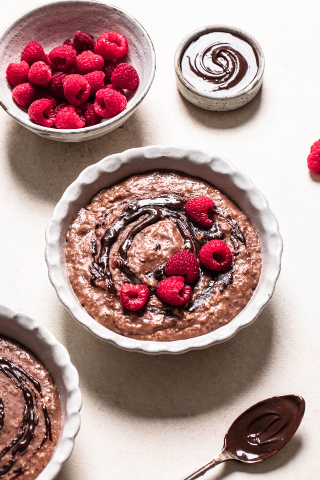 Healthy Chocolate (Nutella) Porridge - Our Nourishing Table