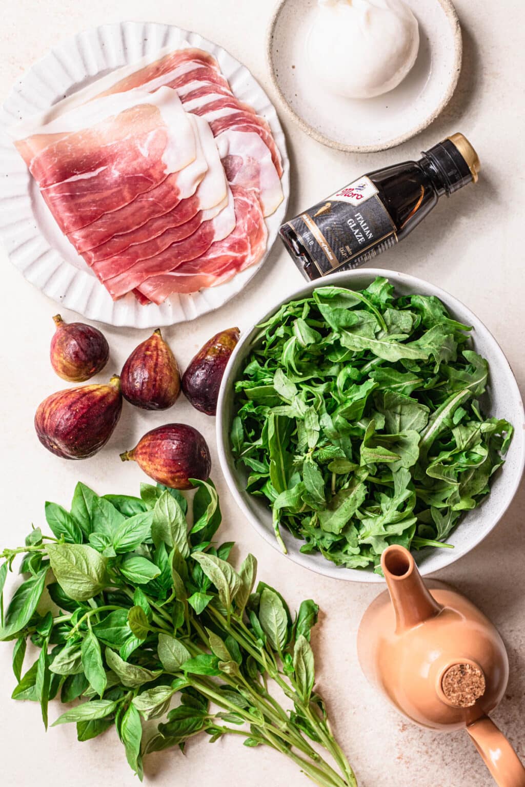 Fig and Burrata Salad - Our Nourishing Table