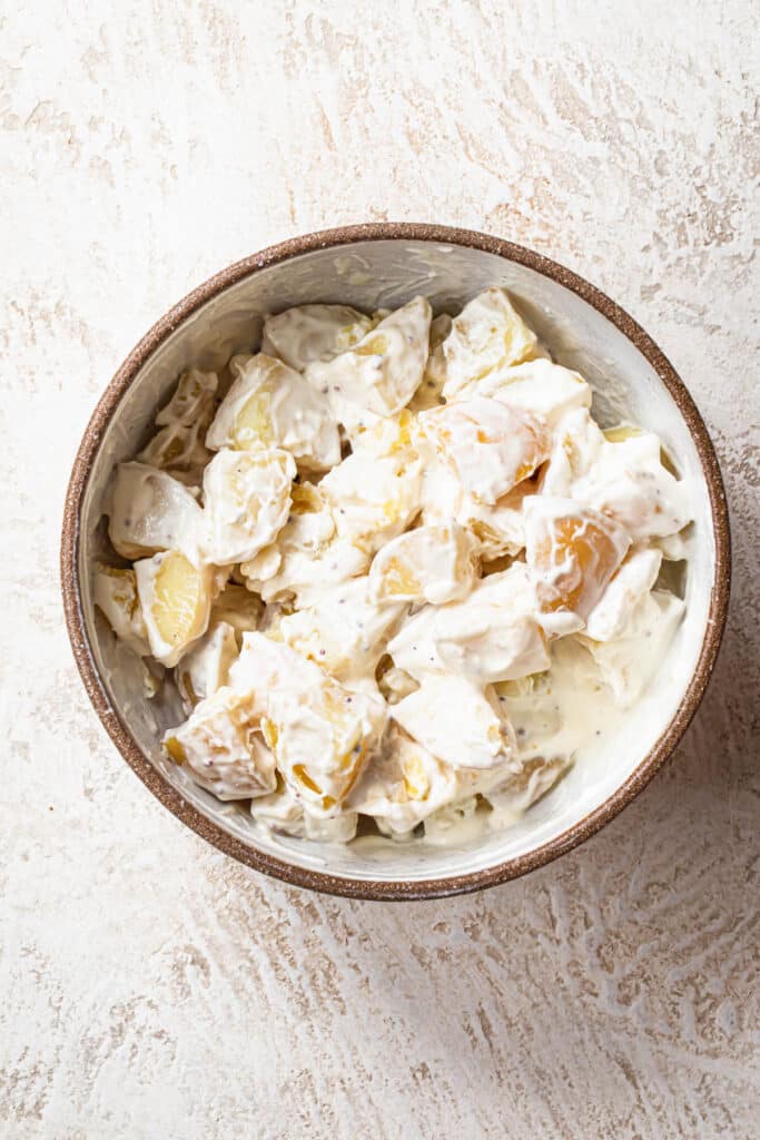 Creamy Potato Salad without Sour Cream - Our Nourishing Table
