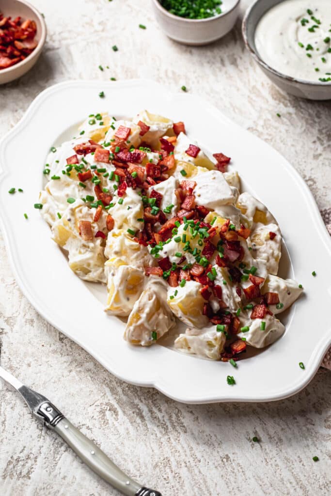 Creamy Potato Salad without Sour Cream - Our Nourishing Table