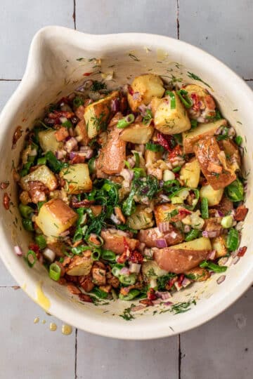 Roasted Red Skinned Potato Salad - Our Nourishing Table