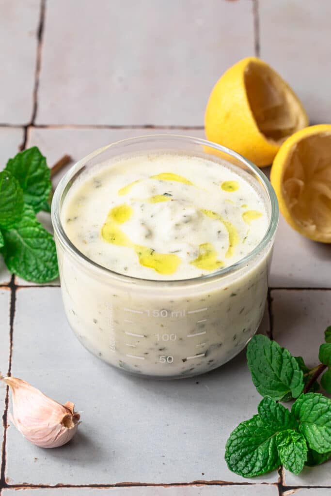 5 Minute Greek Yogurt Dressing - Our Nourishing Table