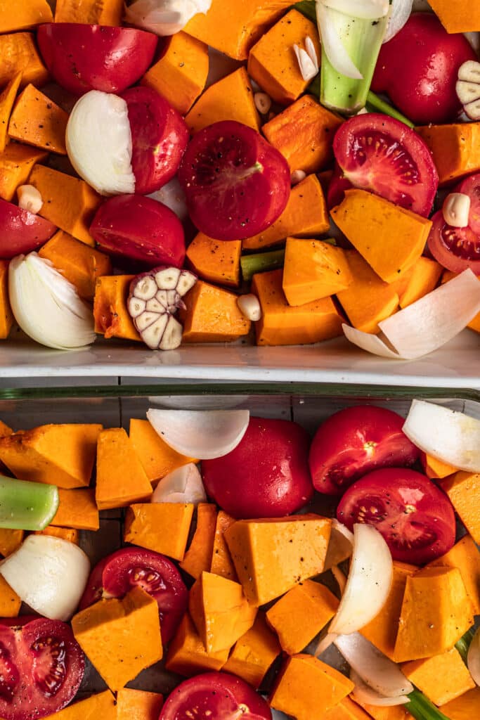 Roasted Pumpkin Tomato Soup - Our Nourishing Table