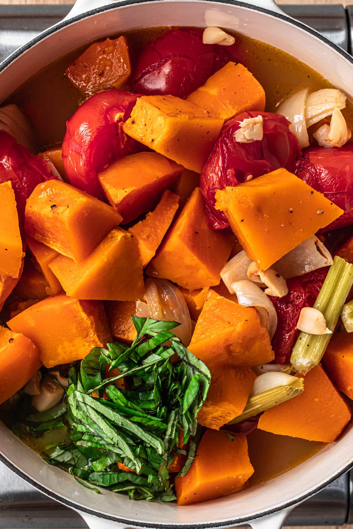 Roasted Pumpkin Tomato Soup - Our Nourishing Table