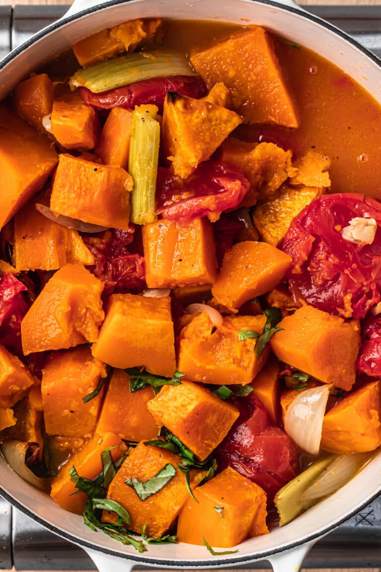 Roasted Pumpkin Tomato Soup - Our Nourishing Table