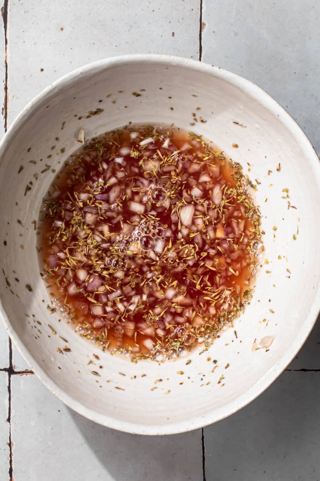 Red Wine Vinegar Dressing - Our Nourishing Table