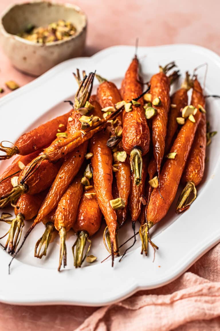 Maple Roasted Dutch Carrots - Our Nourishing Table