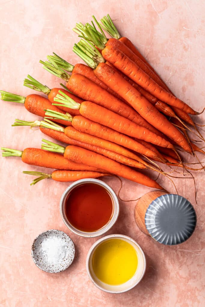 Maple Roasted Dutch Carrots - Our Nourishing Table