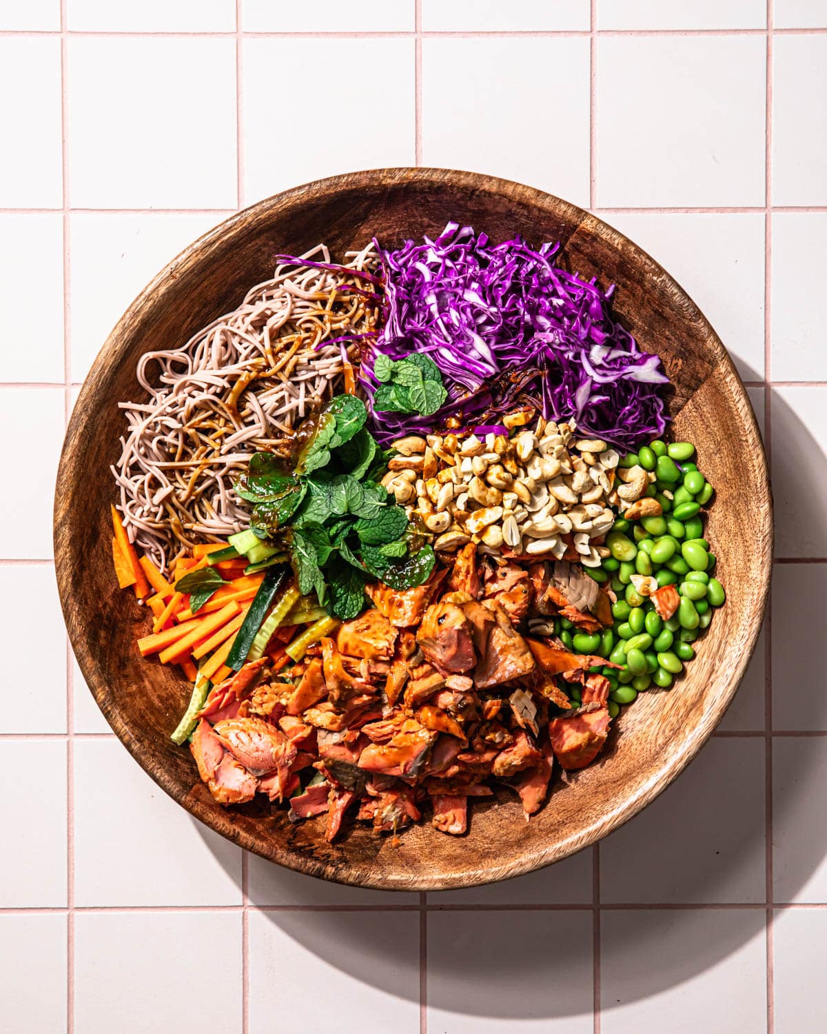 Salmon Soba Noodle Salad - Our Nourishing Table