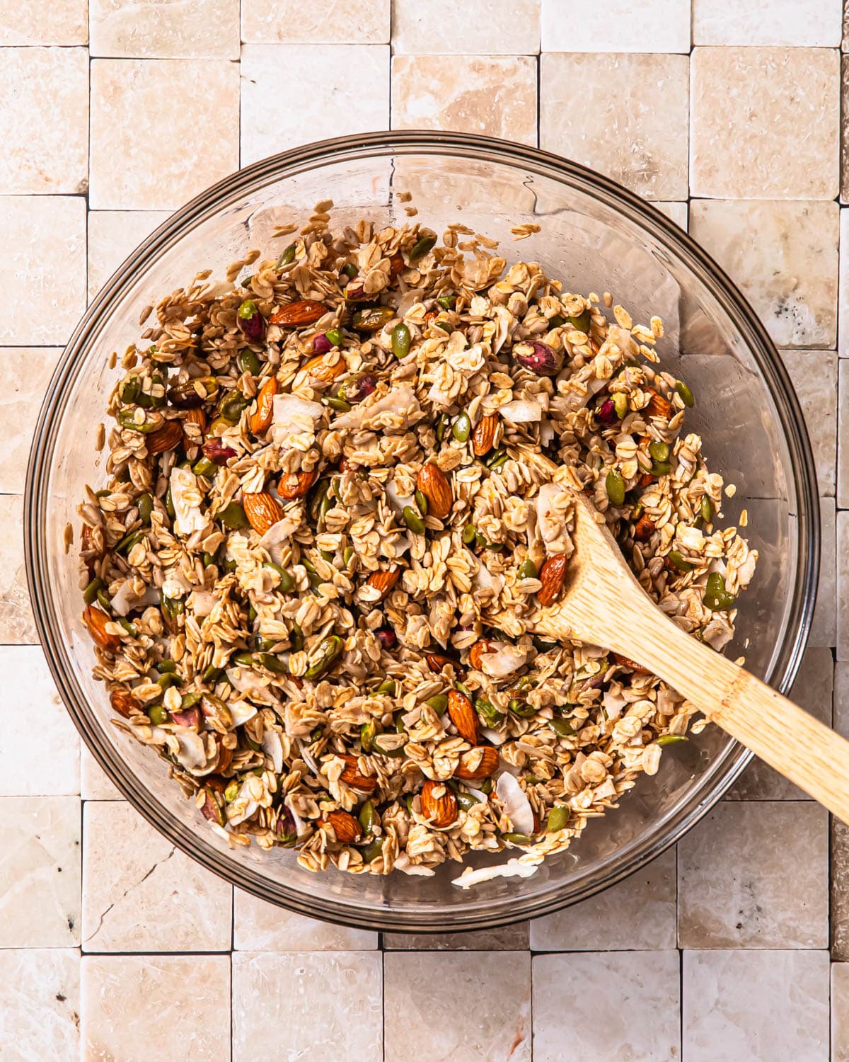 One Bowl Olive Oil Granola - Our Nourishing Table