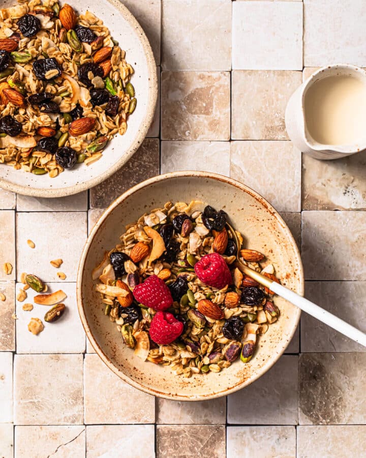 One Bowl Olive Oil Granola - Our Nourishing Table
