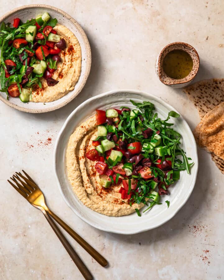 Easy And Healthy Hummus Bowls Recipe - Our Nourishing Table