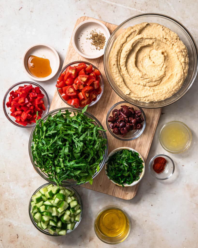 Easy And Healthy Hummus Bowls Recipe - Our Nourishing Table