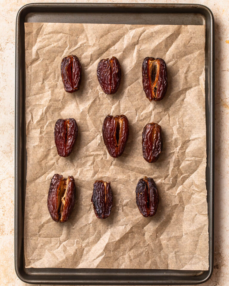 Pecan Pie Stuffed Dates - Our Nourishing Table